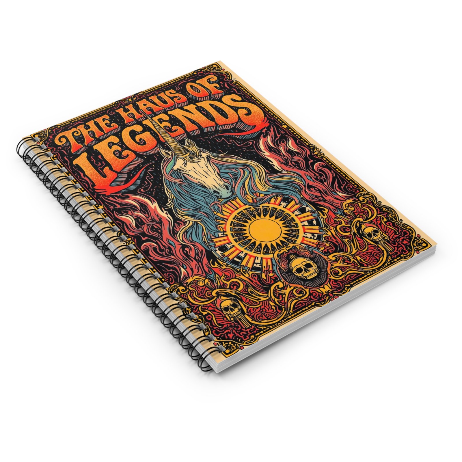 Legendary Unicorn Spiral Notebook — The Haus of Legends Ruled Journal ...